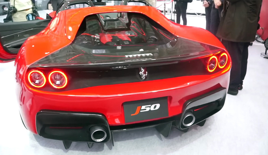 法拉利J50实车正式发布 全球限量仅10台-爱卡汽车
